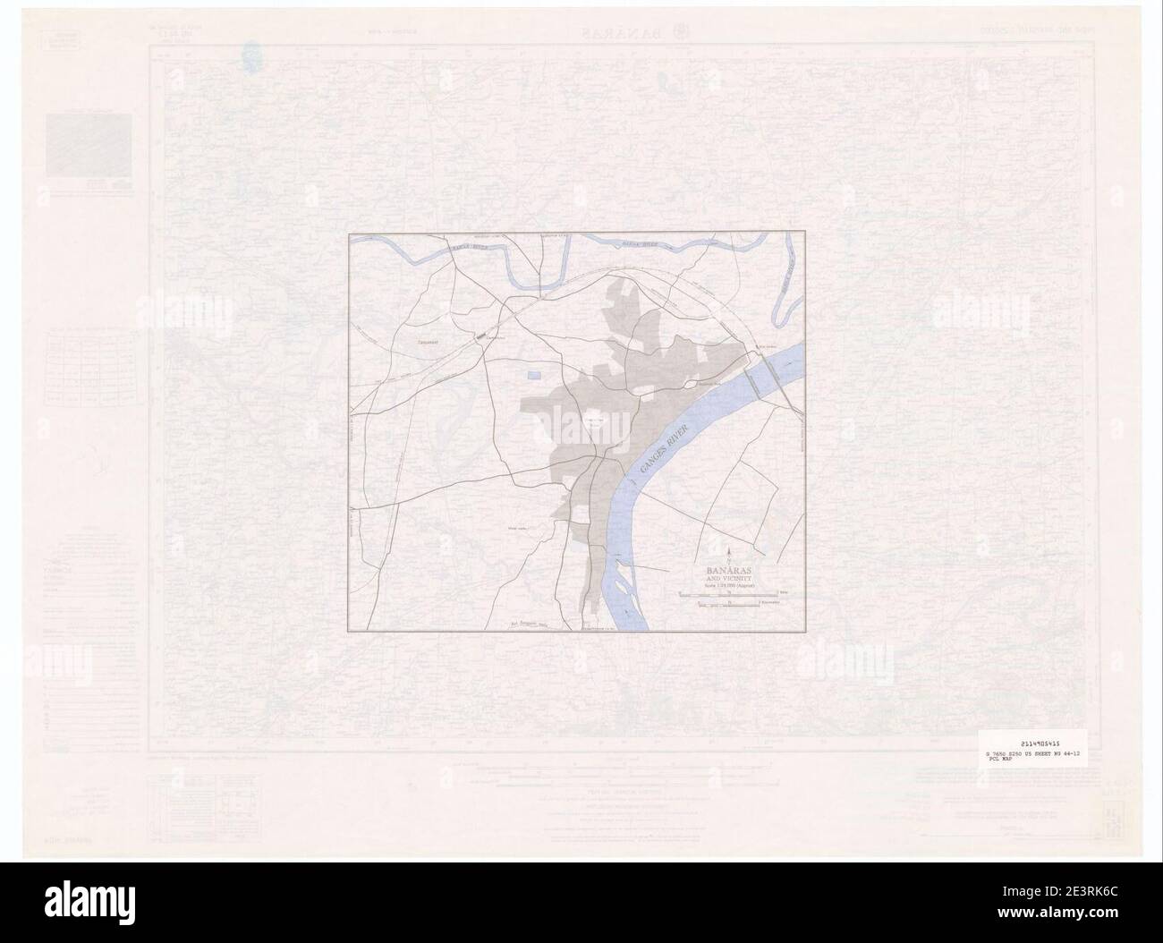 Banaras map hi-res stock photography and images - Alamy