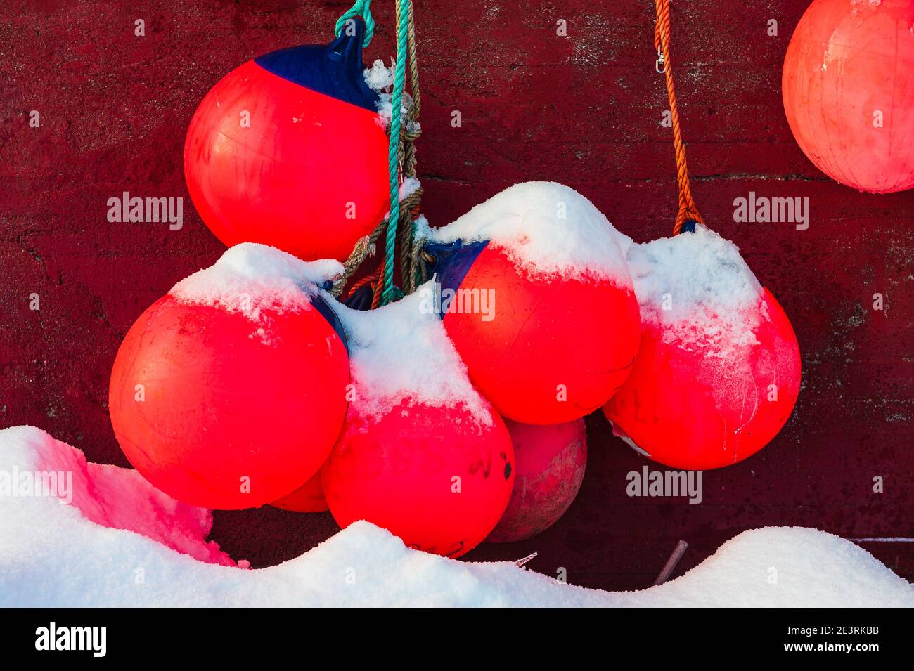 Hanging boat buoys hi-res stock photography and images - Alamy