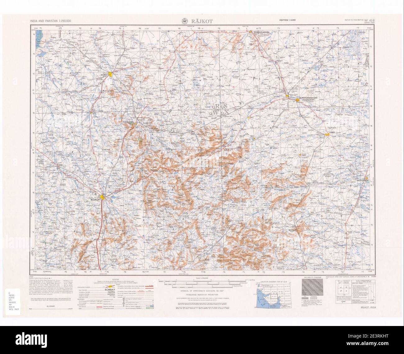 Rajkot map hi-res stock photography and images - Alamy