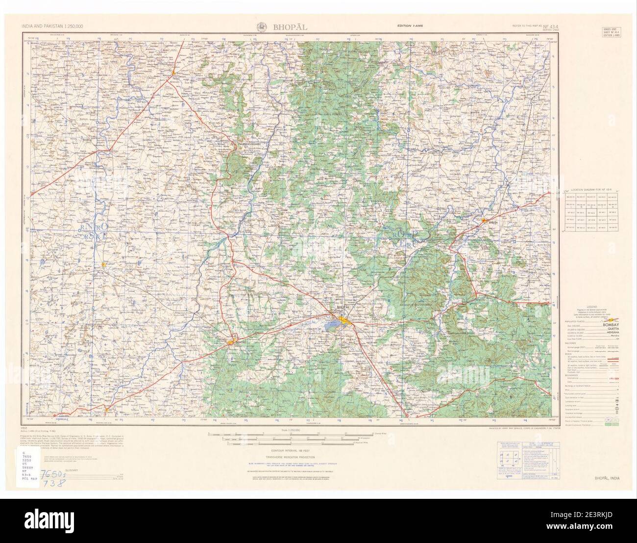 Bhopal map hi-res stock photography and images - Alamy