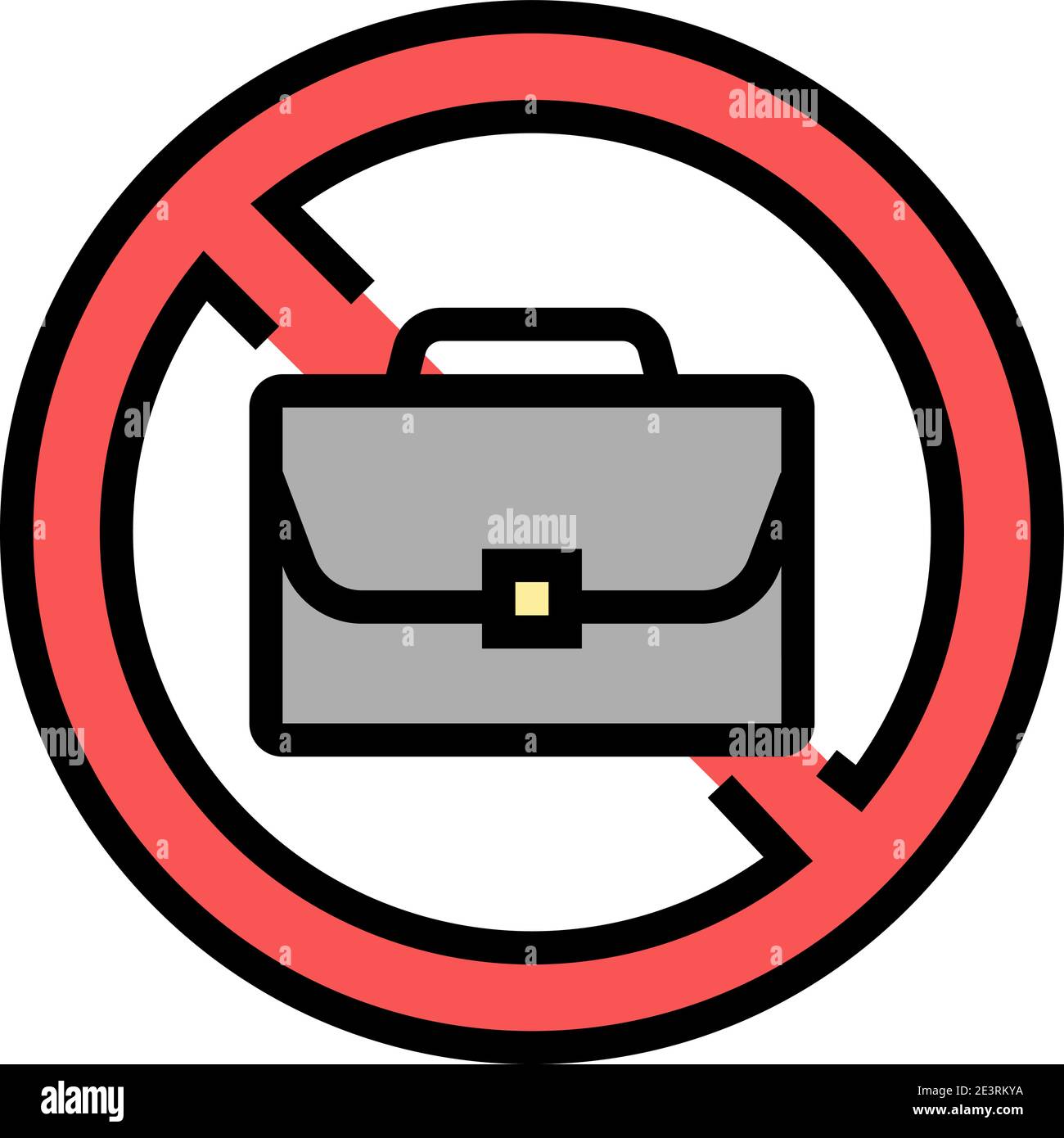 job lost poverty problem color icon vector illustration Stock Vector ...