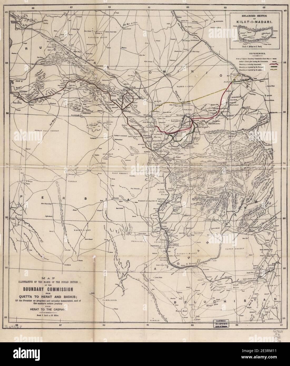 Quetta map hi-res stock photography and images - Alamy