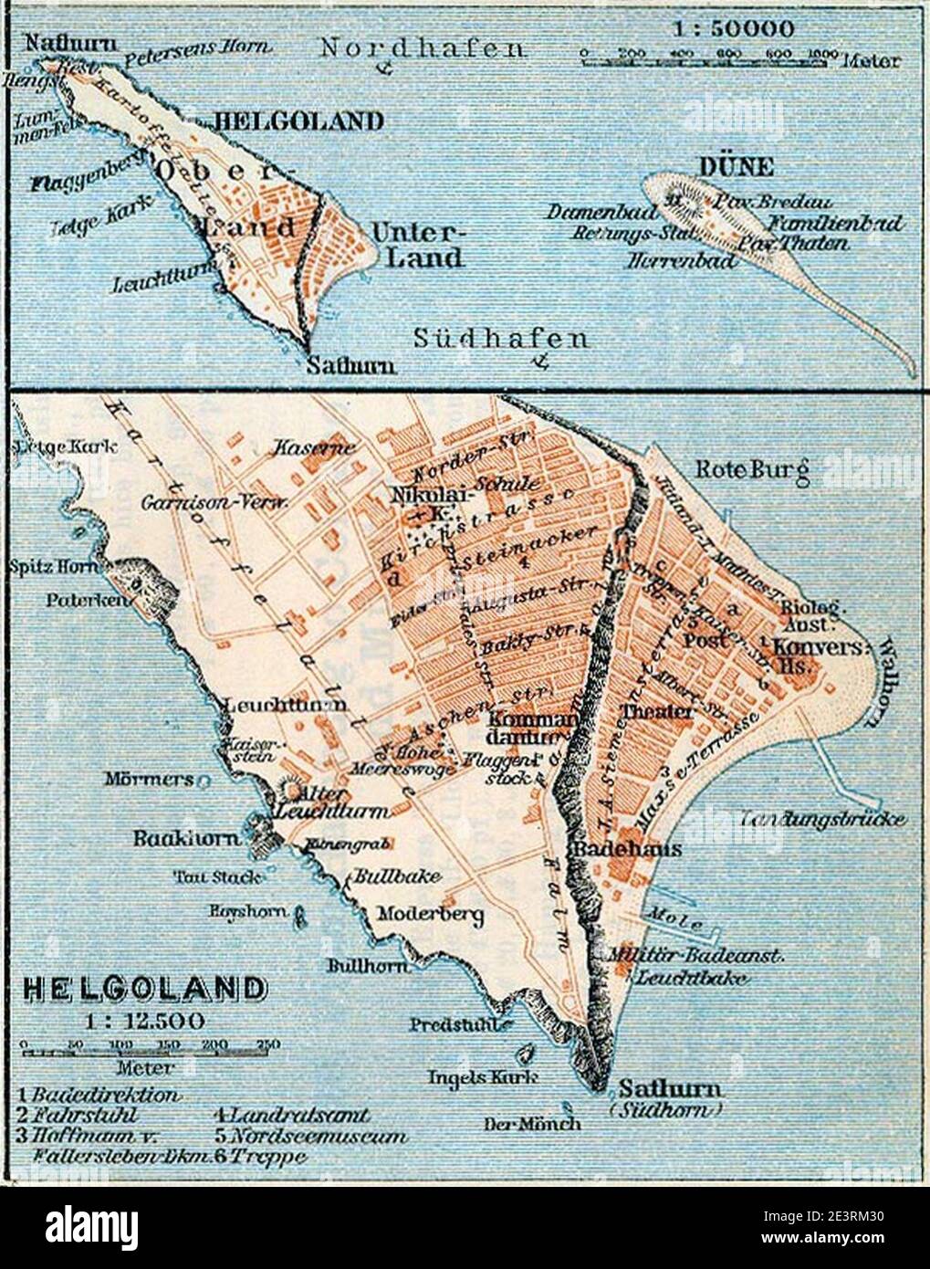 Map helgoland hi-res stock photography and images - Alamy