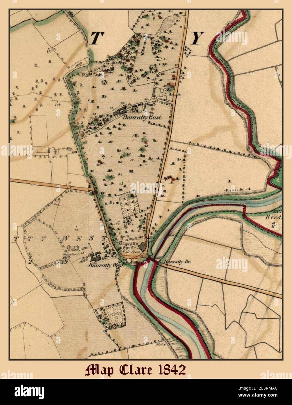 Clare map hi-res stock photography and images - Alamy