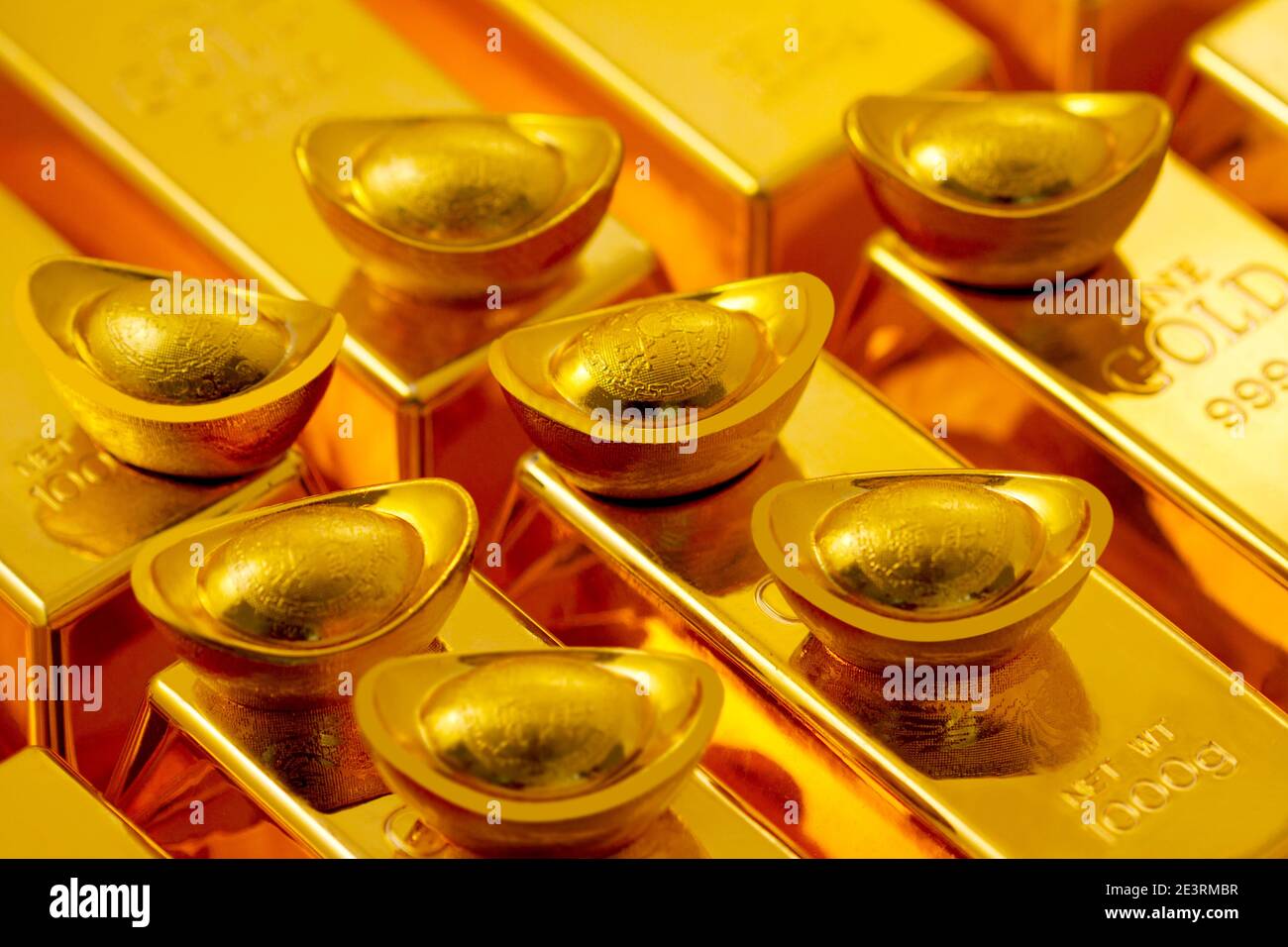 Gold ingot bars hi-res stock photography and images - Alamy