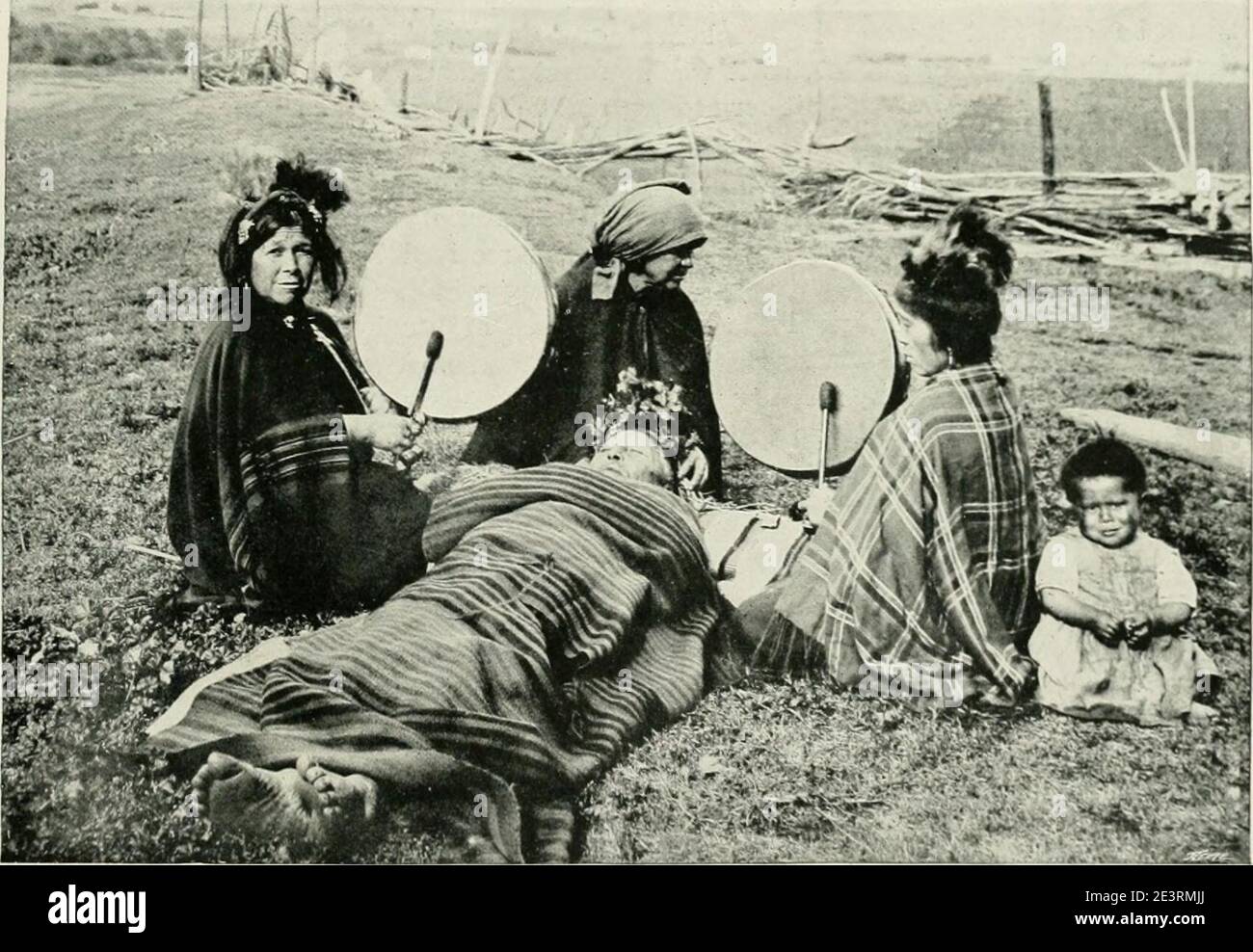 Mapuche medicine women treating a patient Stock Photo - Alamy