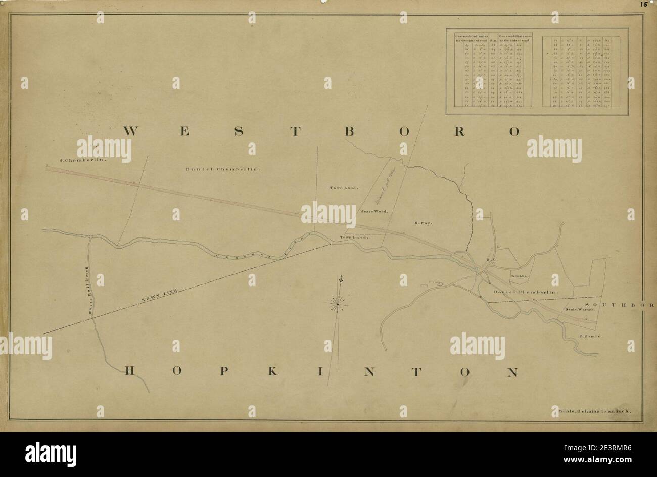 Maps showing the location of the Boston & Worcester Rail Road - copied ...