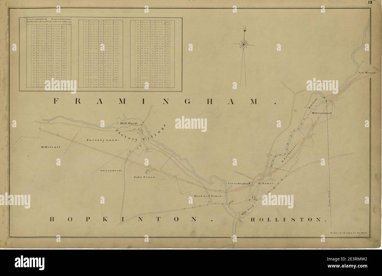 Maps showing the location of the Boston & Worcester Rail Road - copied ...