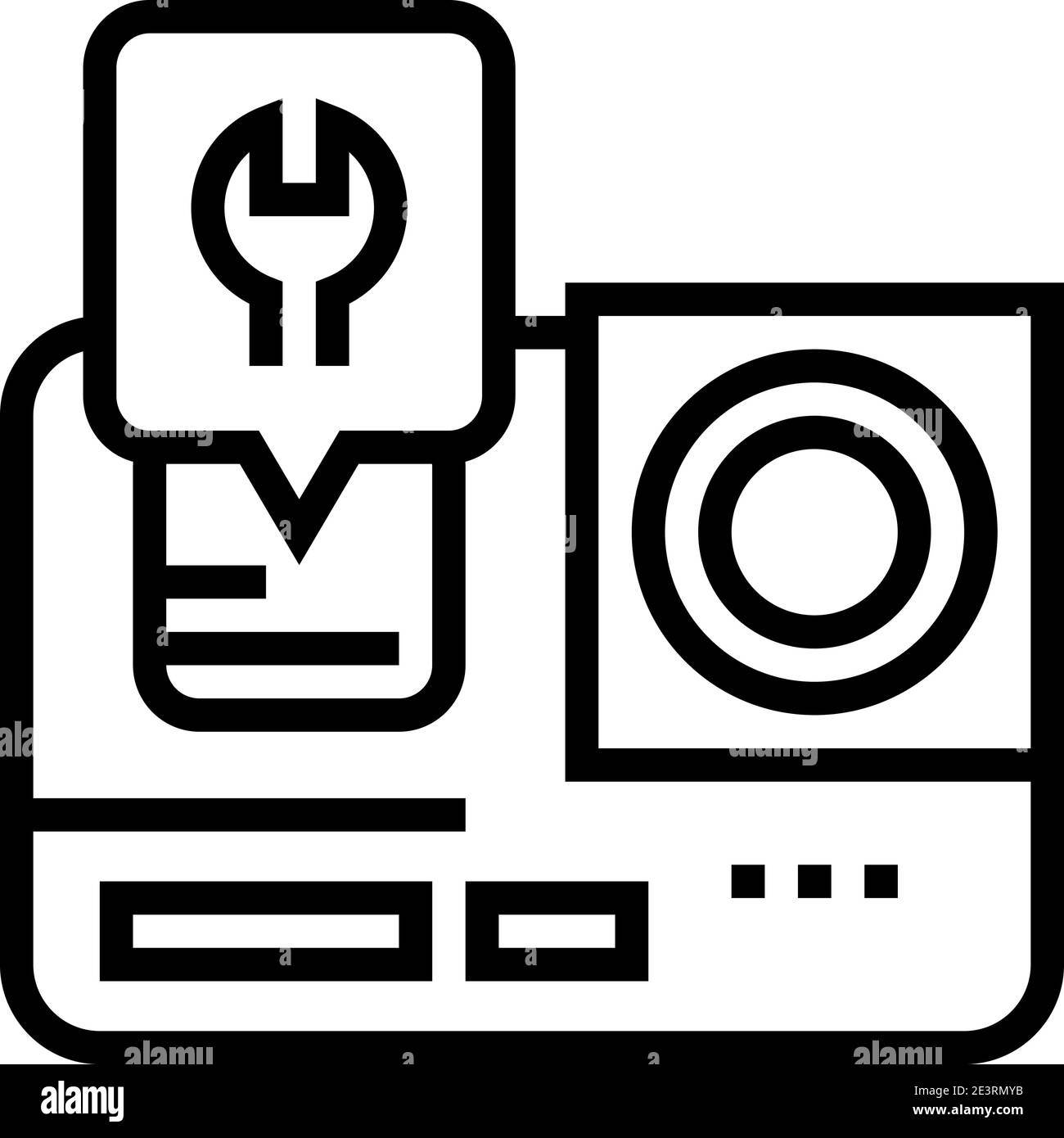 Fixing camera Stock Vector Images - Alamy