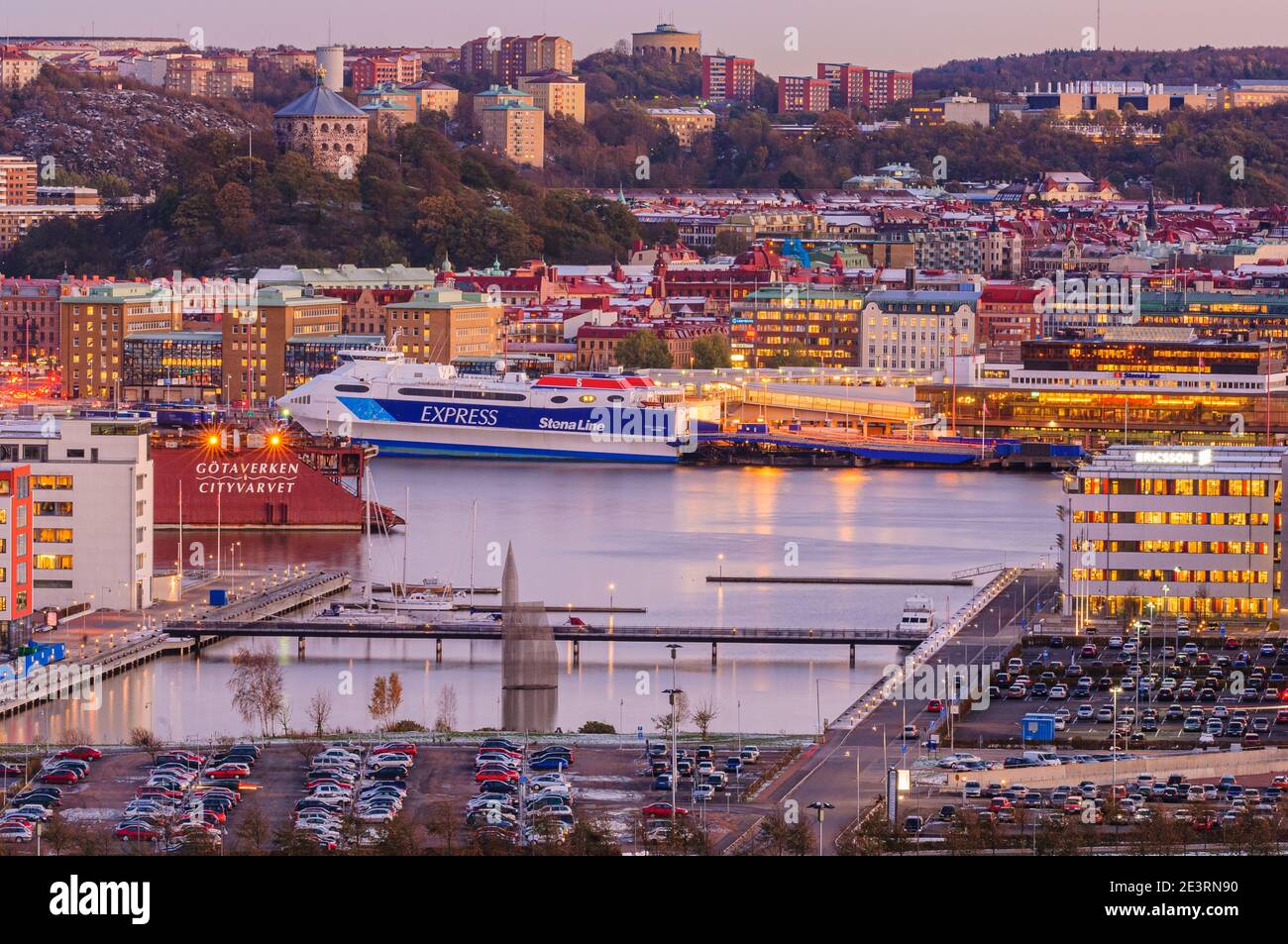 Aerial view of the city cityscape of gothenburg goteborg goteborg hi ...