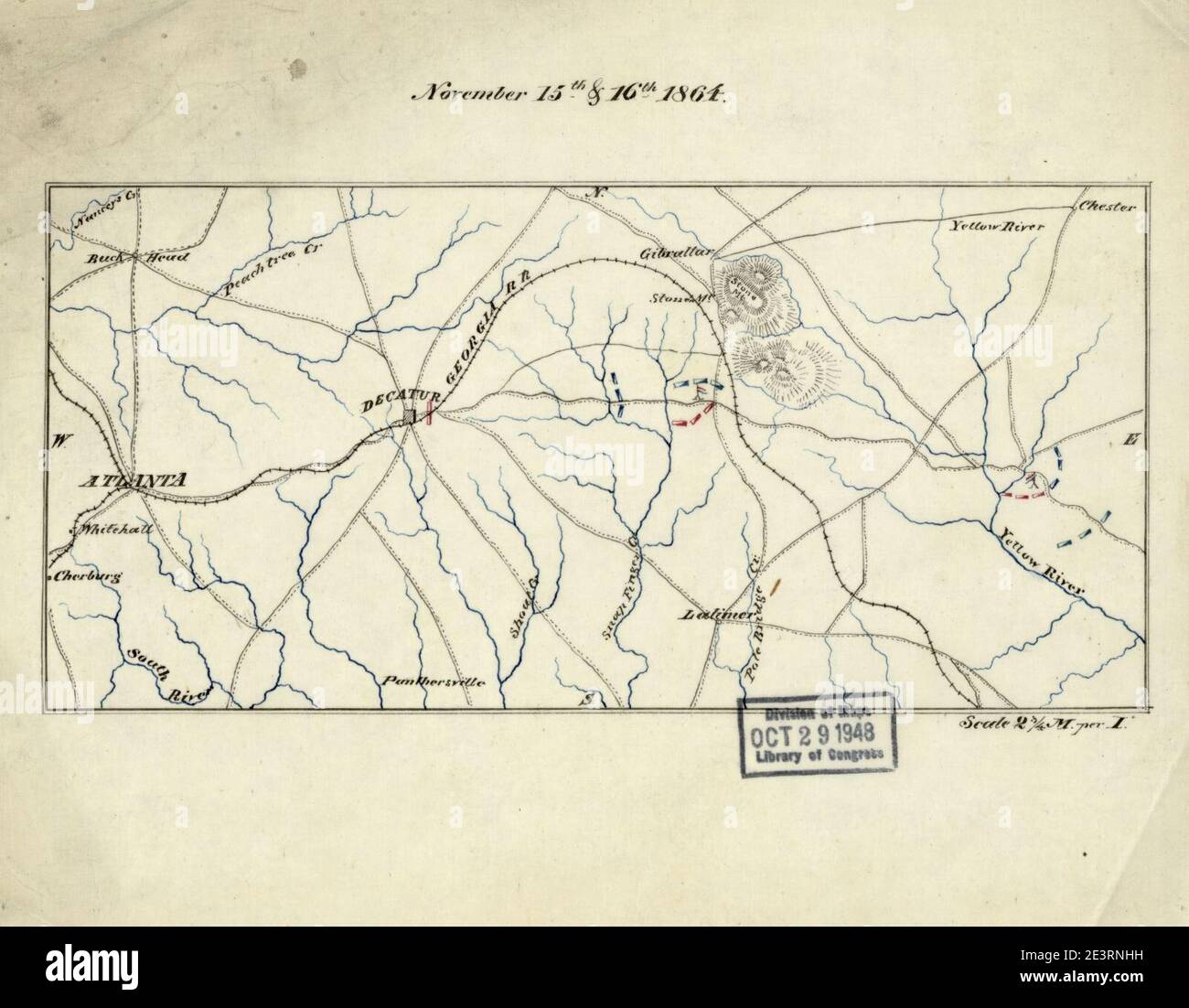 Maps for history of 20th Army Corps, June 1864-May 11, 1865 Stock Photo ...