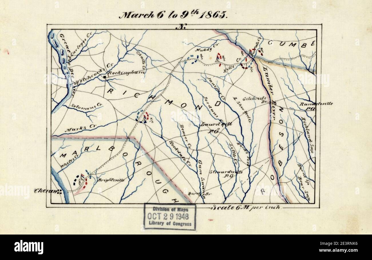Maps for history of 20th Army Corps, June 1864-May 11, 1865 Stock Photo ...