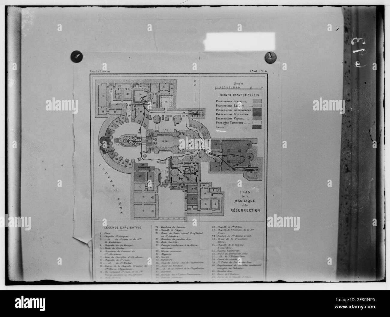 Maps, plans, restorations, etc. Plan of the Church of the Holy ...