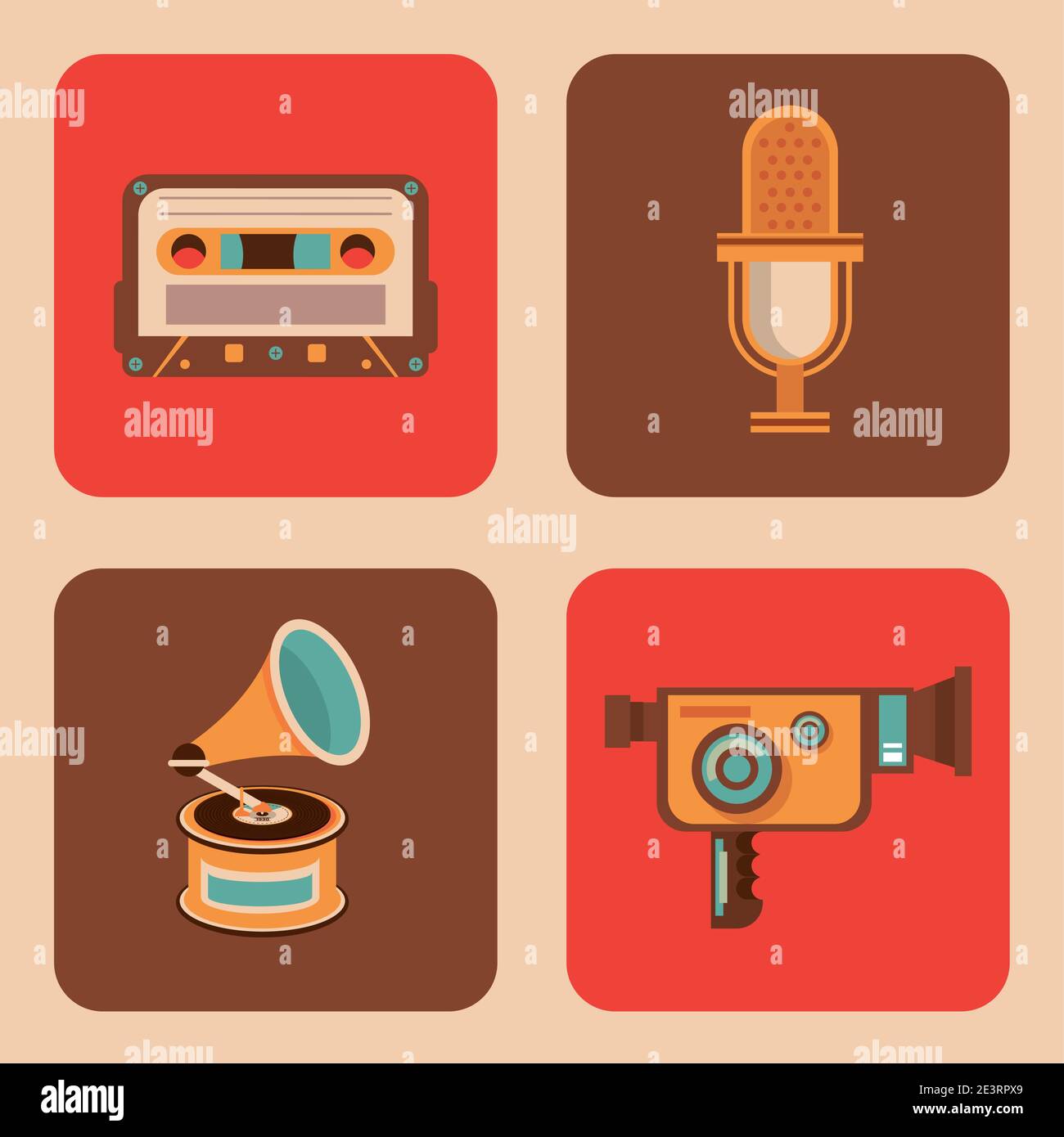 1980s rock poster Stock Vector Images - Alamy