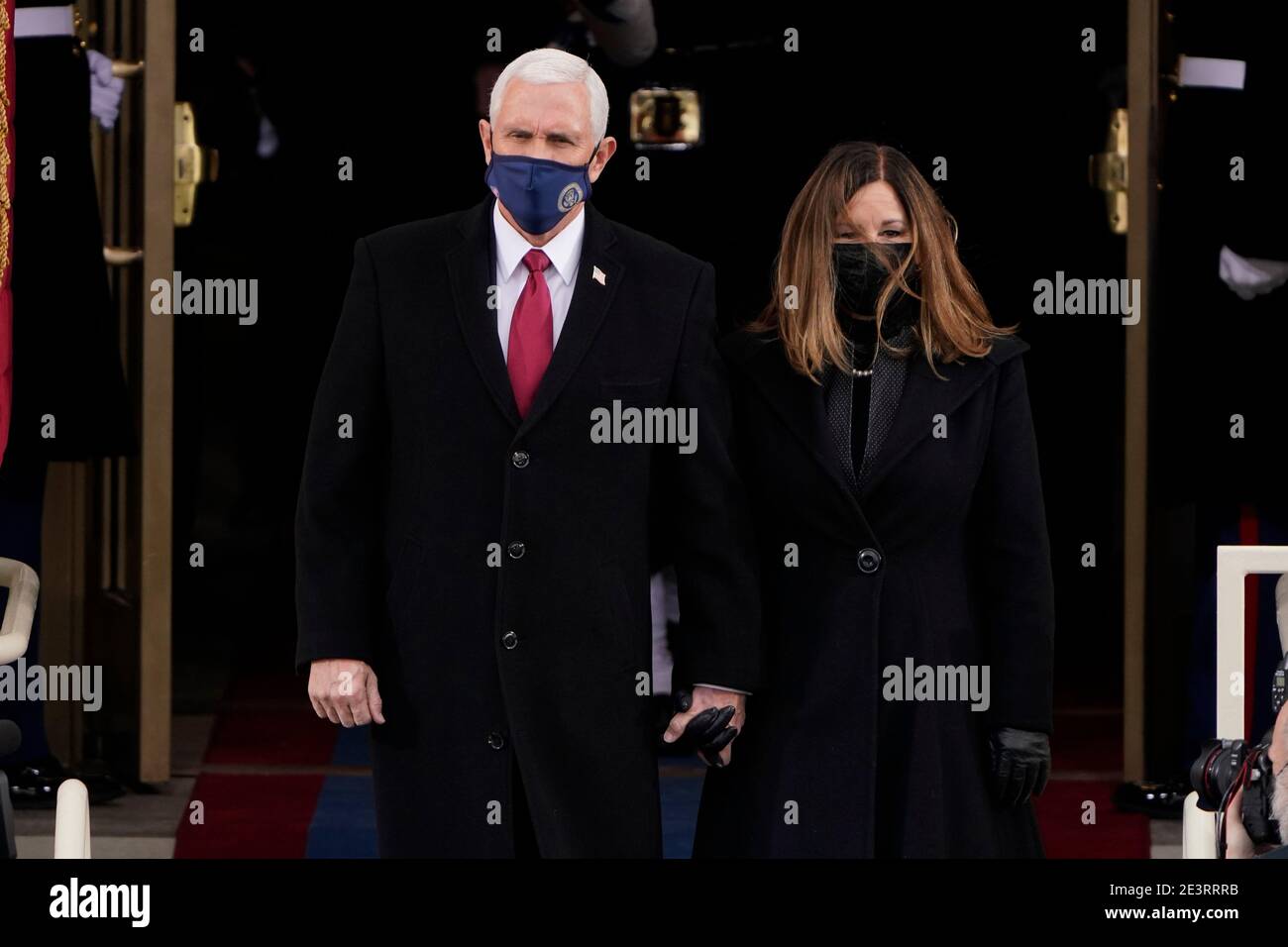 Vice President Mike Pence and his wife Karen, arrive for the 59th ...