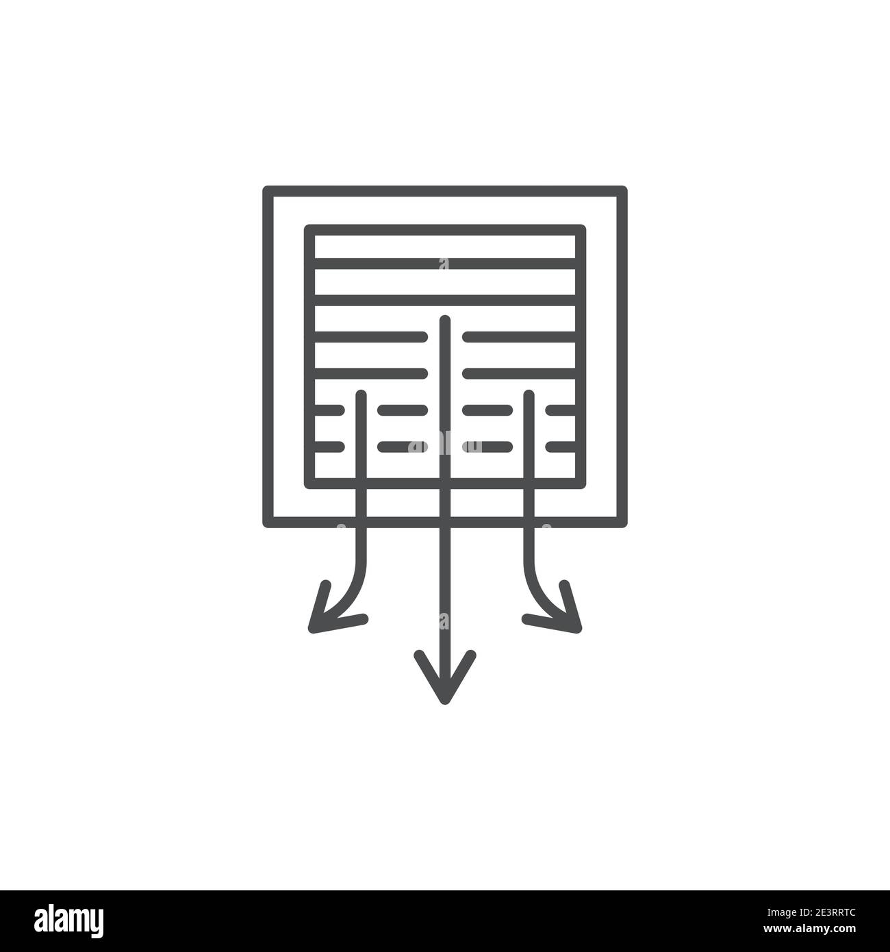 Home fan icon outline Black and White Stock Photos & Images - Alamy