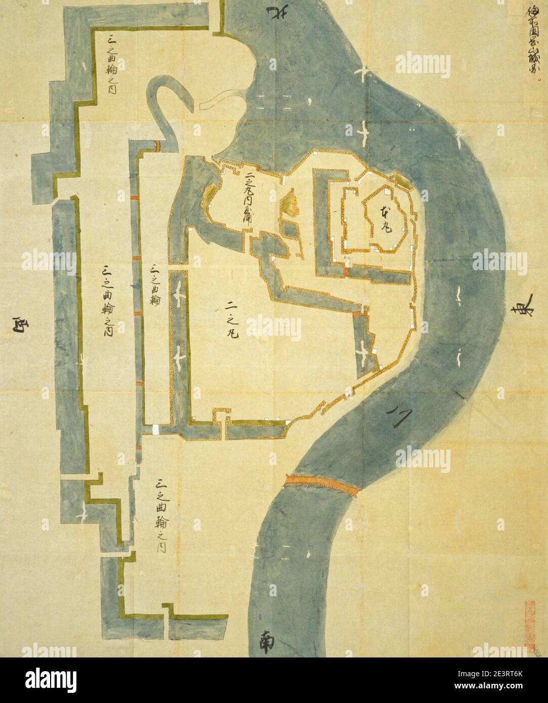 Okayama map hi-res stock photography and images - Alamy