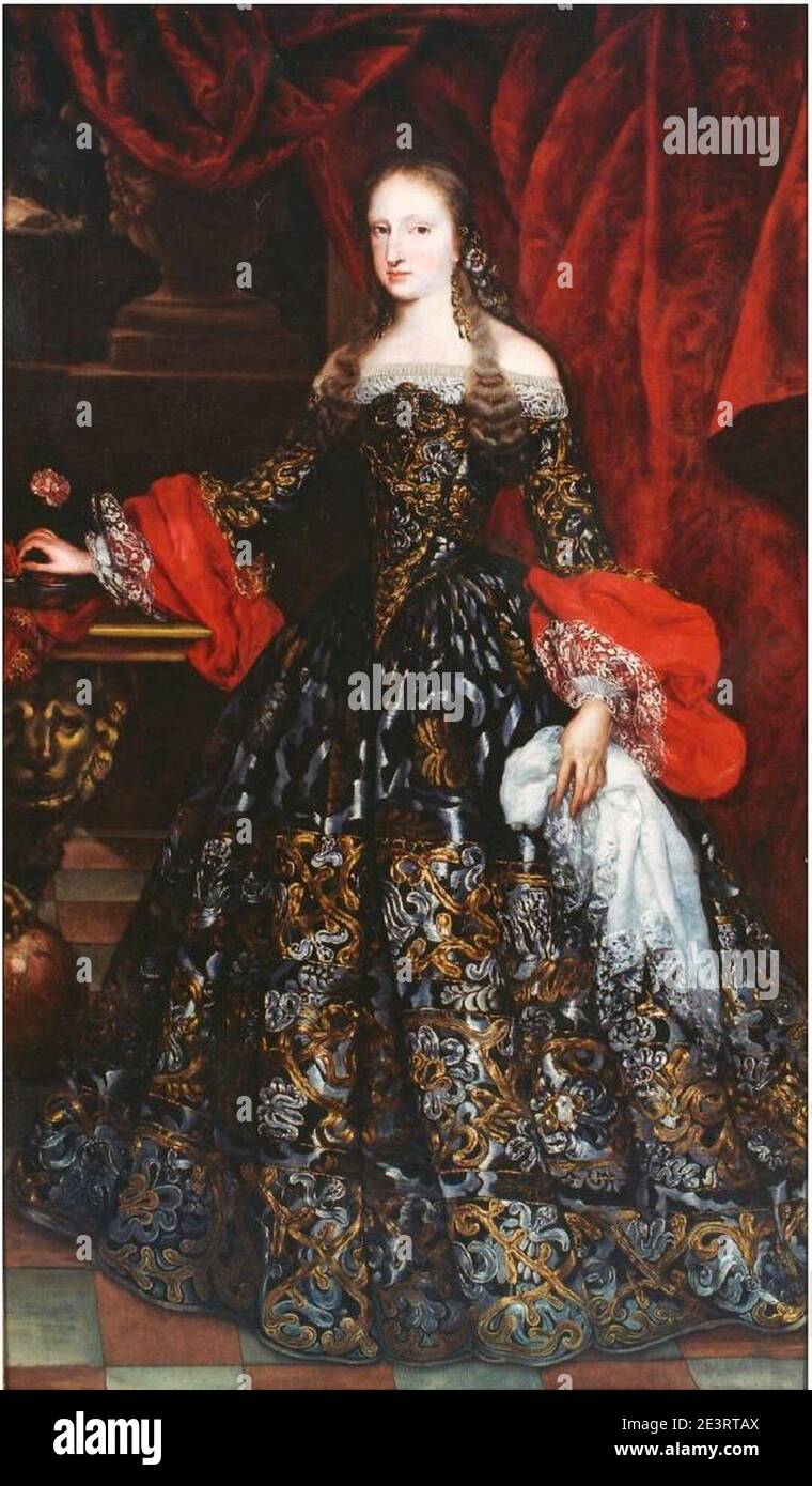 Jan van Kessel (II) (Attr. to) - Portrait of Maria Anna of Neuburg 1 ...