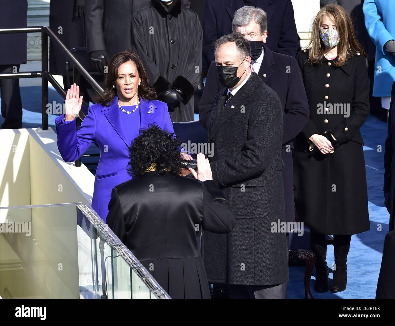 Washington, United States. 20th Jan, 2021. Vice President Kamala Harris ...
