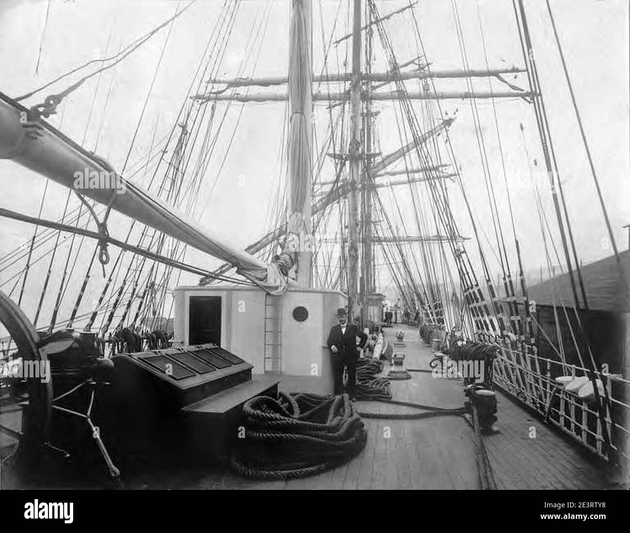 Possibly the captain of the vessel hi-res stock photography and images ...