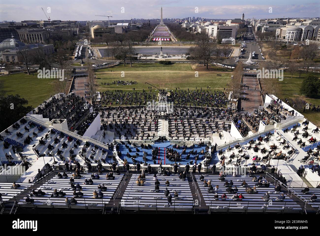 Washington, United States. 20th Jan, 2021. Guests and spectators attend ...