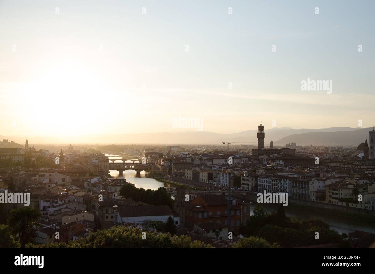 Sunset in florence hi-res stock photography and images - Alamy