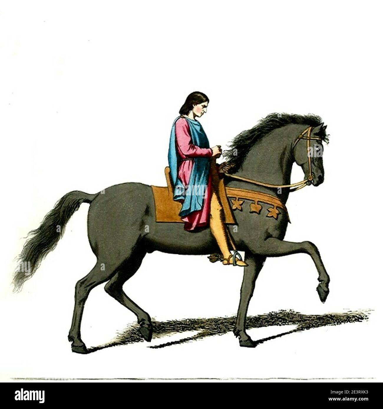 Man mounted on horse hi-res stock photography and images - Alamy