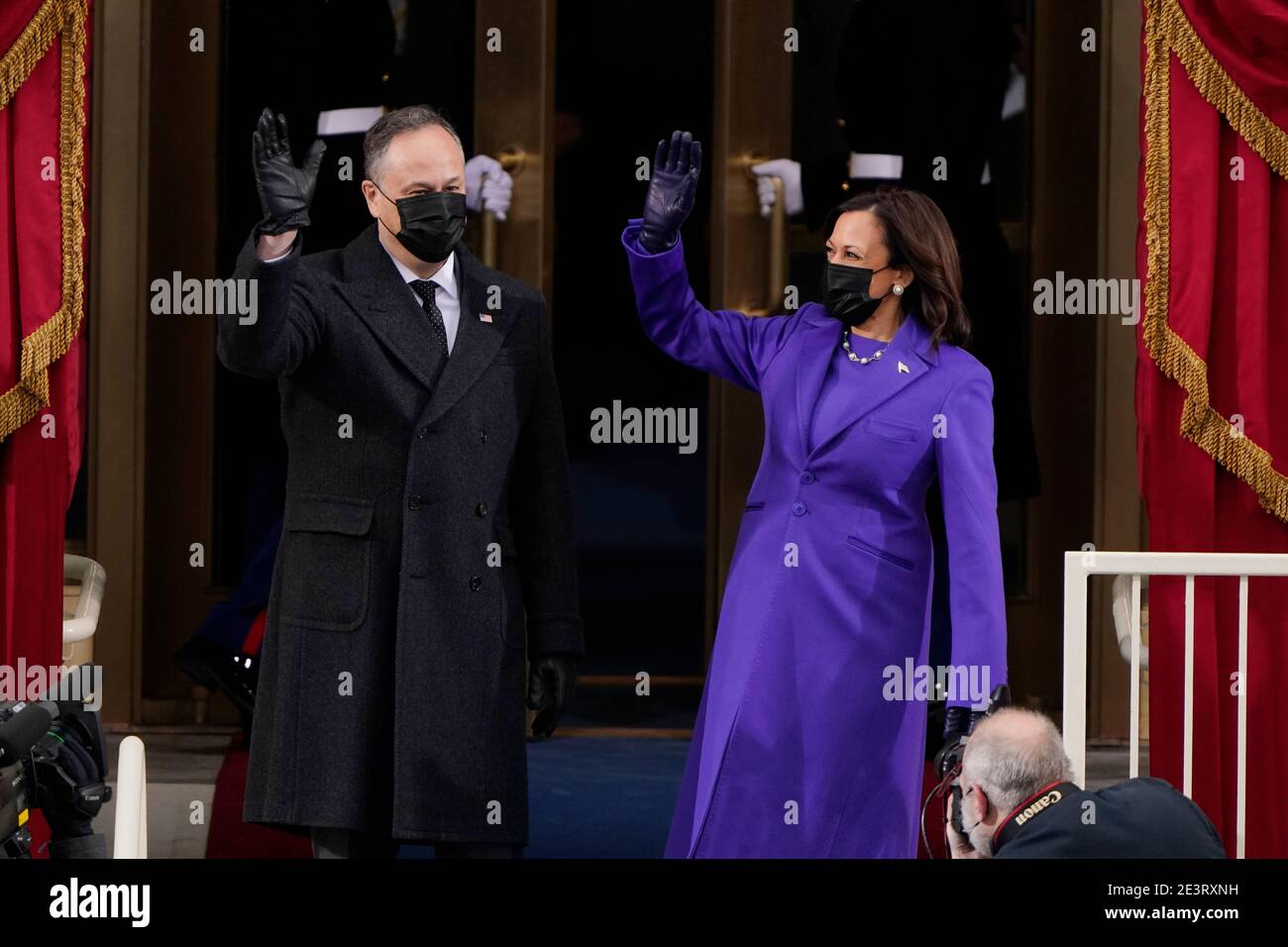 President-elect Kamala Harris and her husband Doug Emhoff, arrive for ...