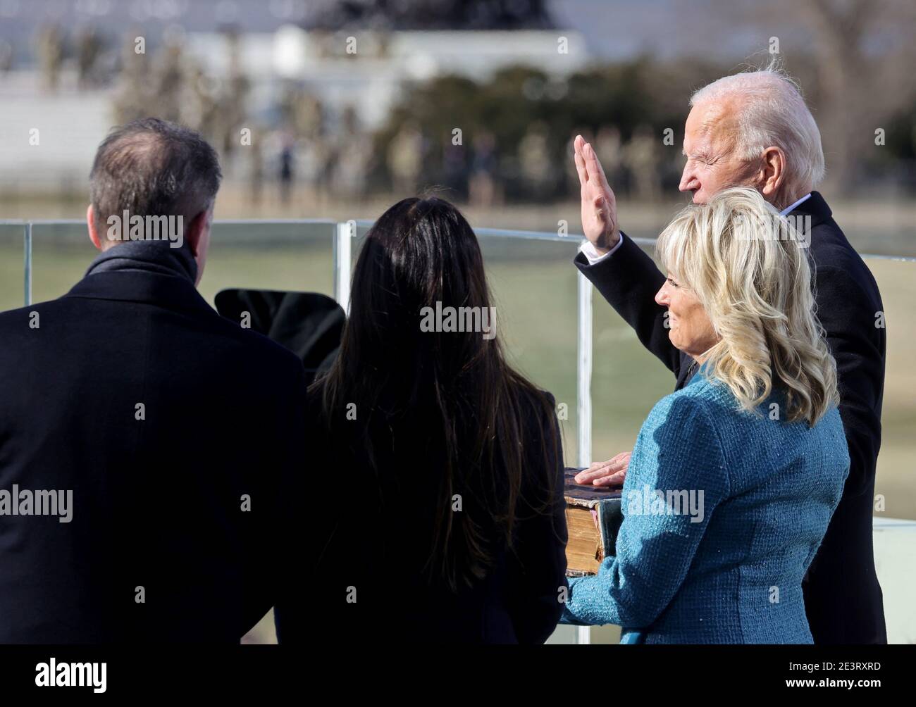 Biden oath of office 2021 hi-res stock photography and images - Alamy