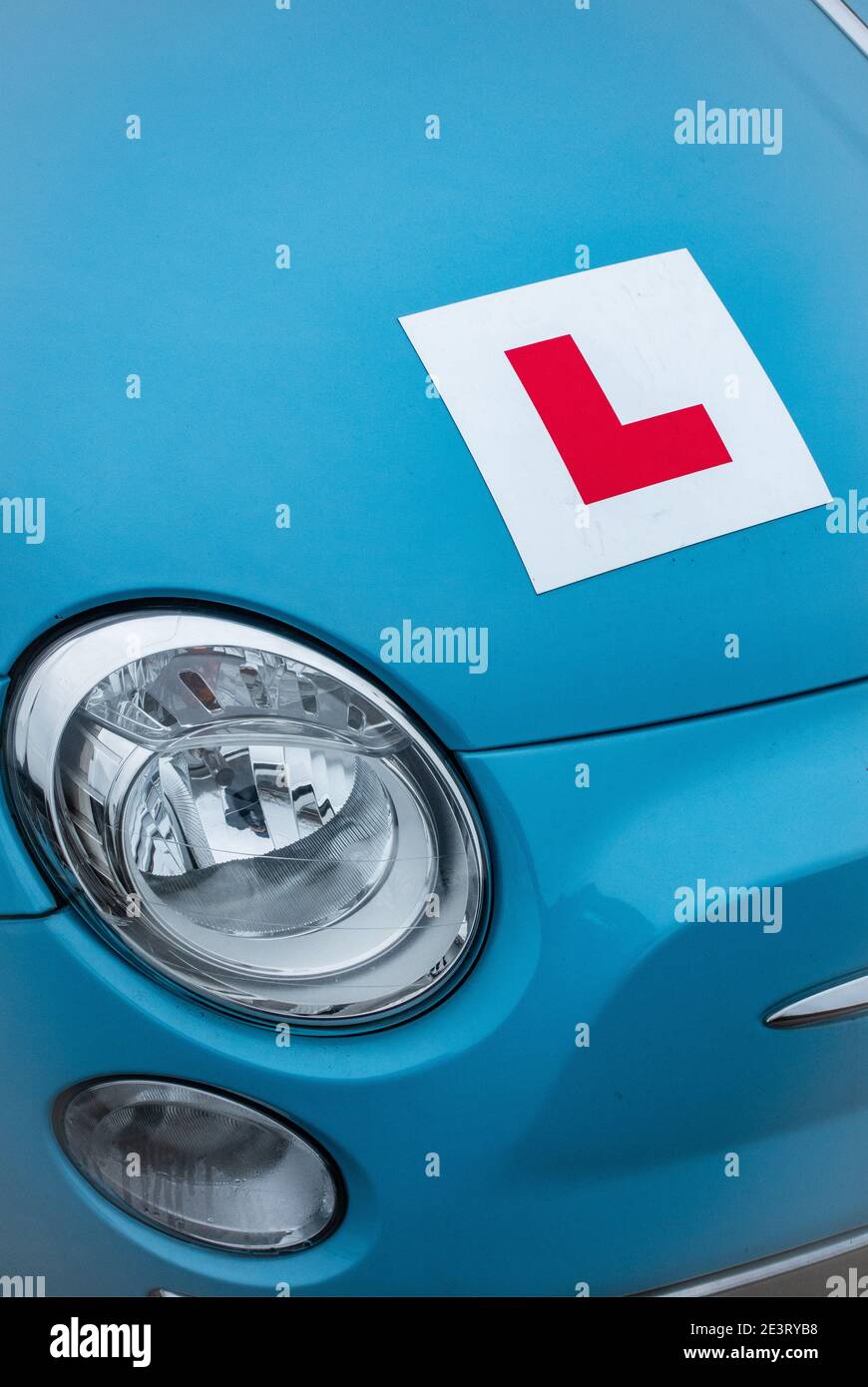 Learner driver l plate hi-res stock photography and images - Alamy