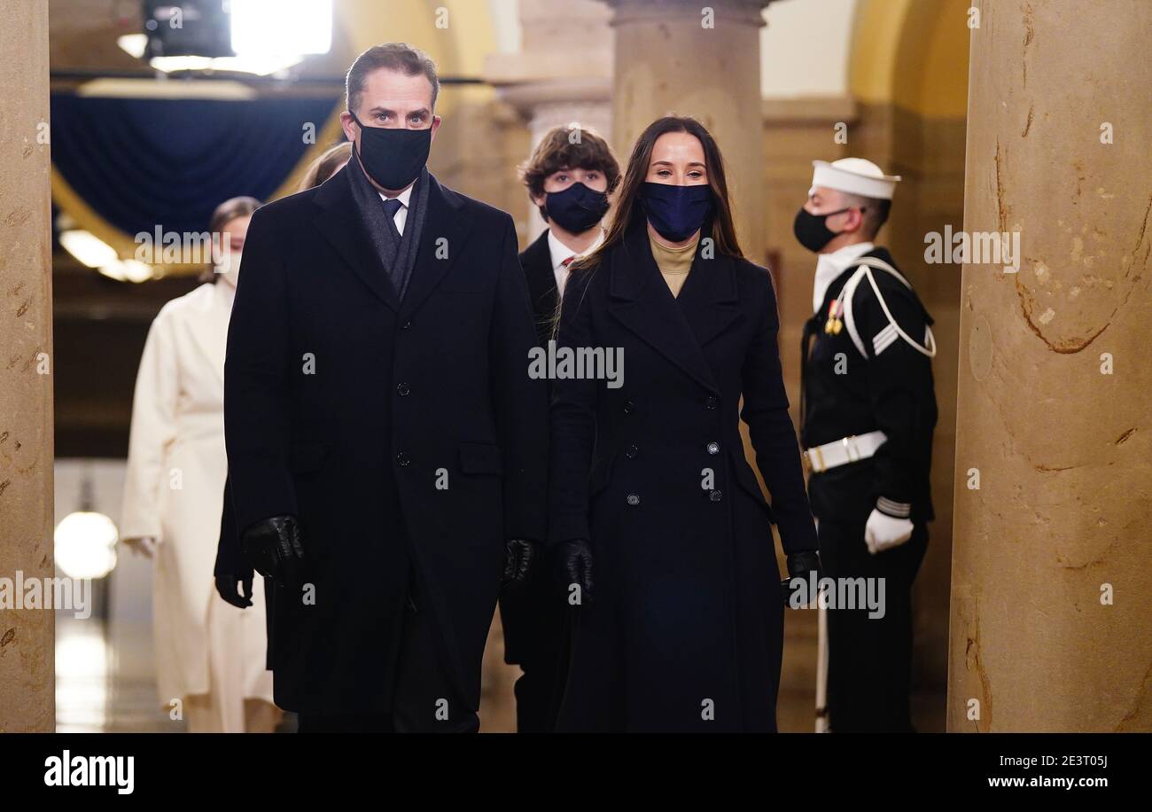 Washington, United States Of America. 20th Jan, 2021. Hunter Biden (L ...