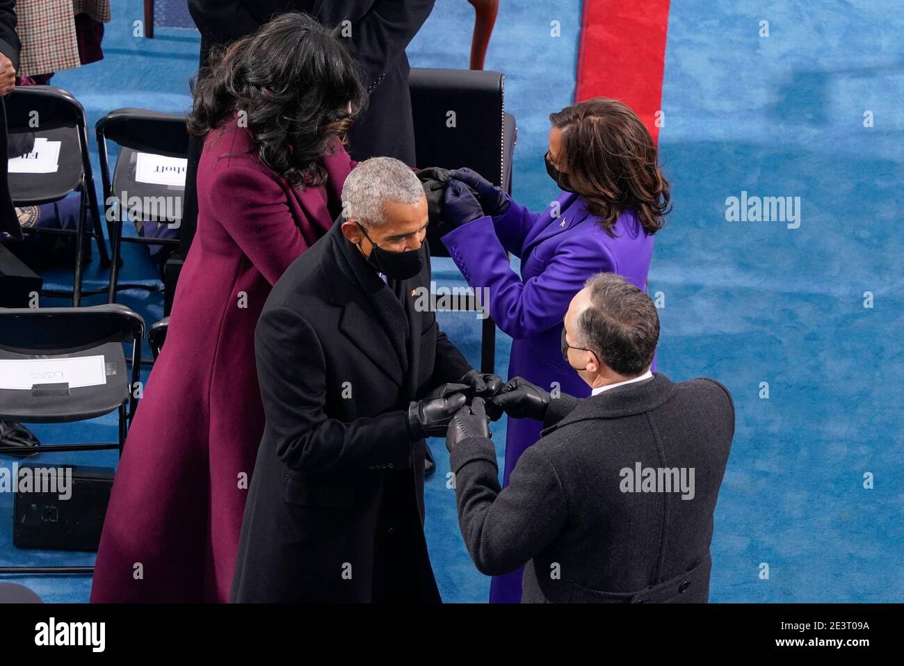 President-elect Kamala Harris and her husband Doug Emhoff, arrive and ...
