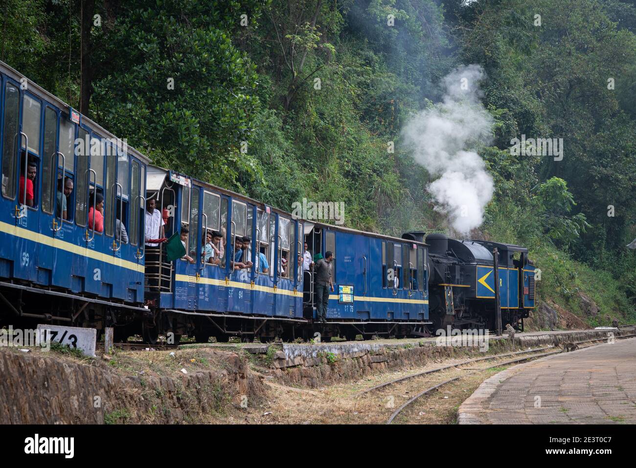 Nilgiri Mountain Railway, India Stock Photo - Alamy