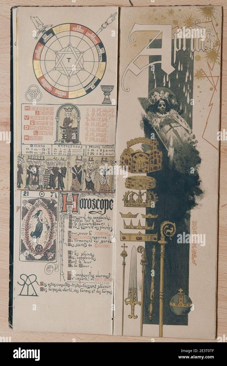 Manuel Orazi Calendrier Magique 07 Stock Photo - Alamy