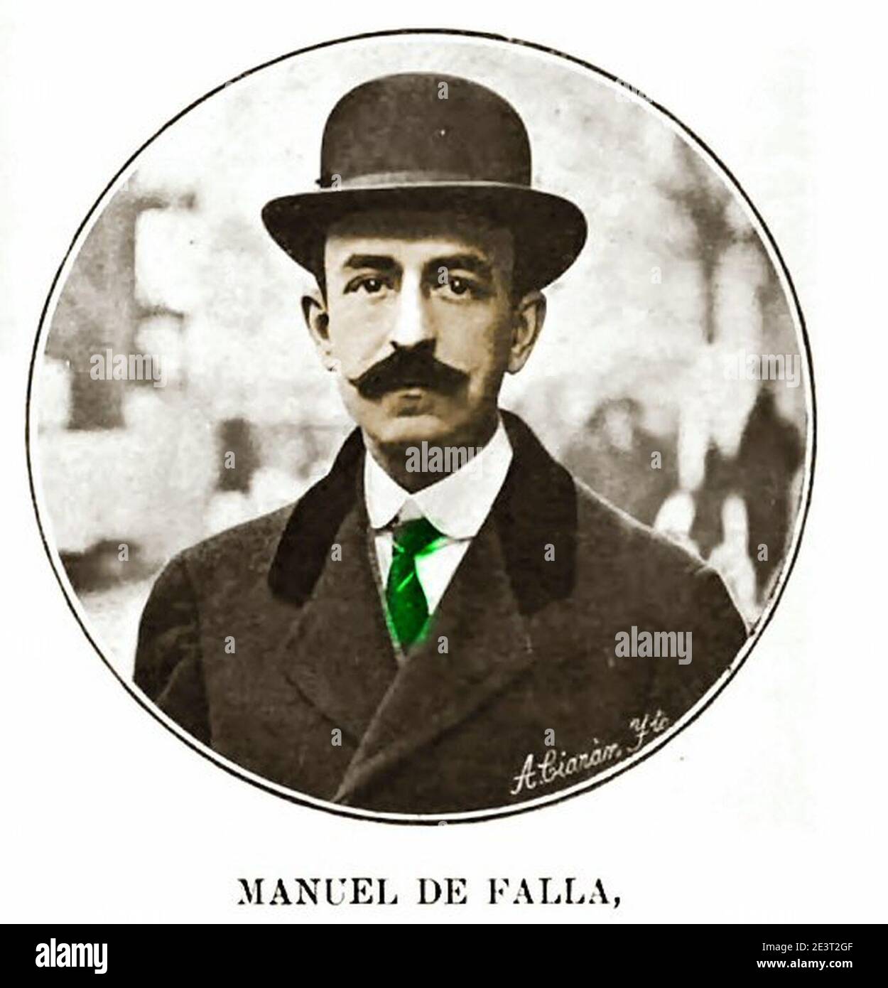 Manuel de Falla Stock Photo - Alamy