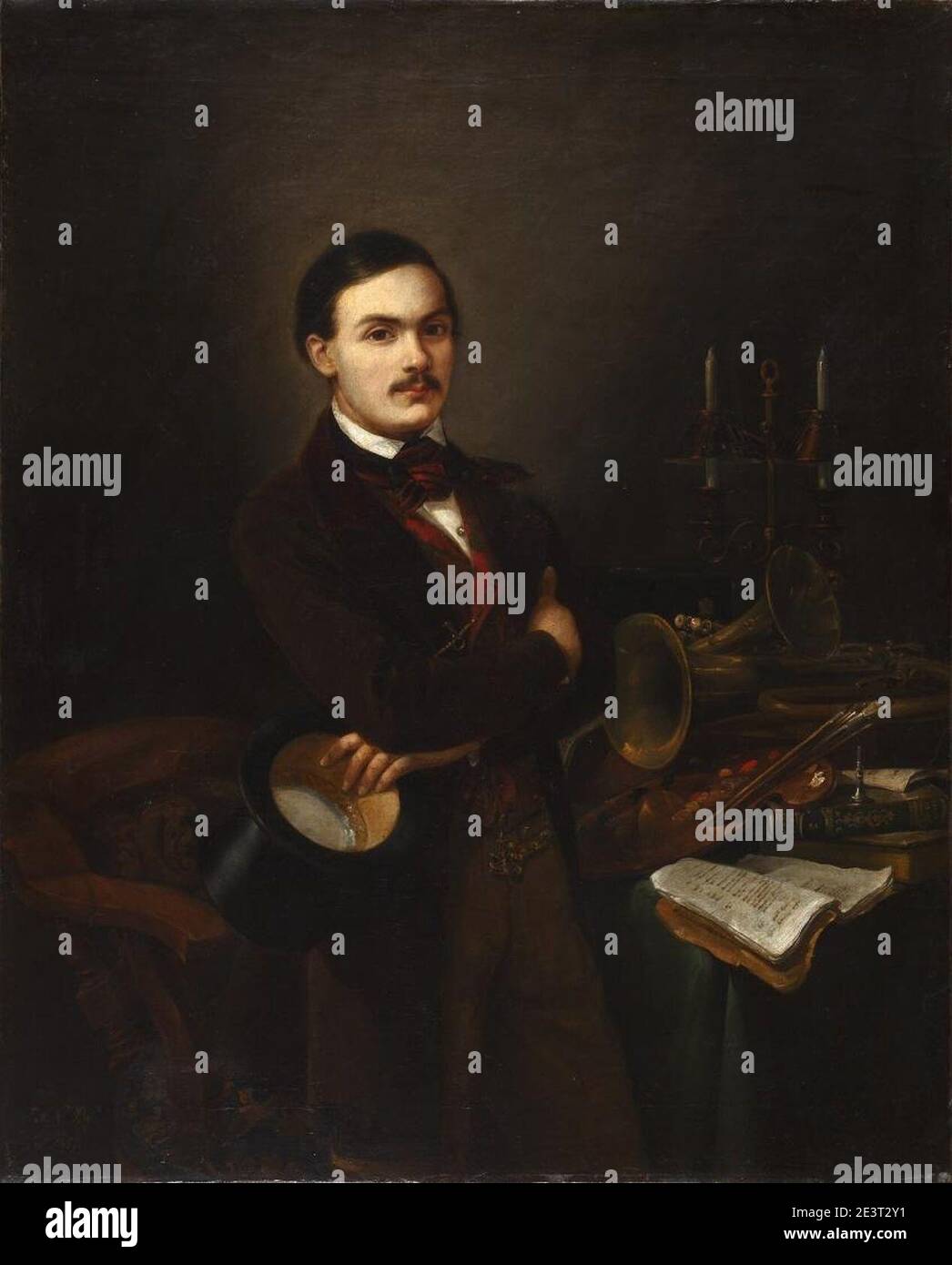 Manuel Cabral y Aguado Bejarano - Selfportrait Stock Photo - Alamy