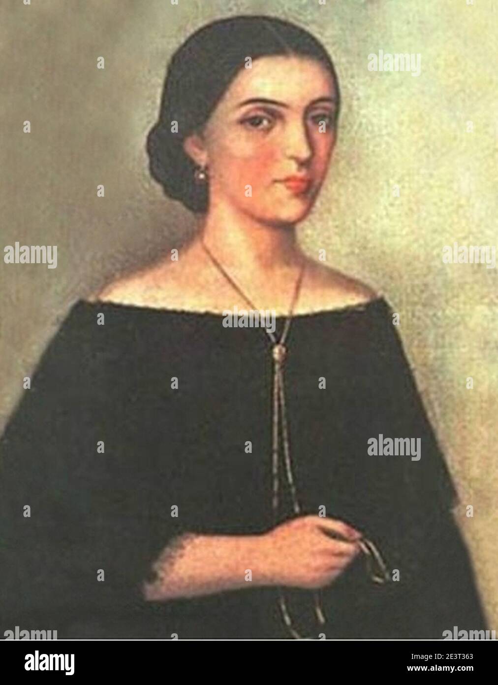 Manuela Sáenz (retrato de la época Stock Photo - Alamy