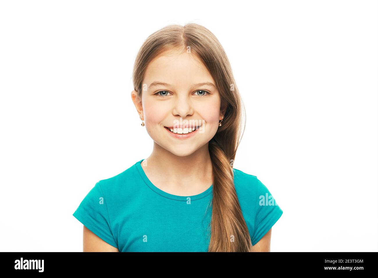 Girl toothy smile hi-res stock photography and images - Alamy