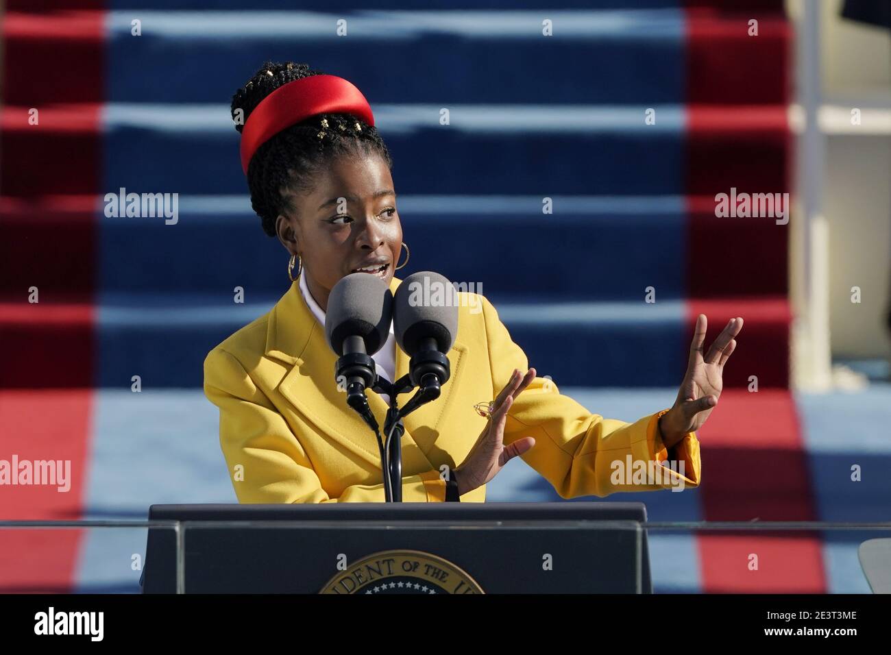 Washington, United States. 20th Jan, 2021. American poet Amanda Gorman ...