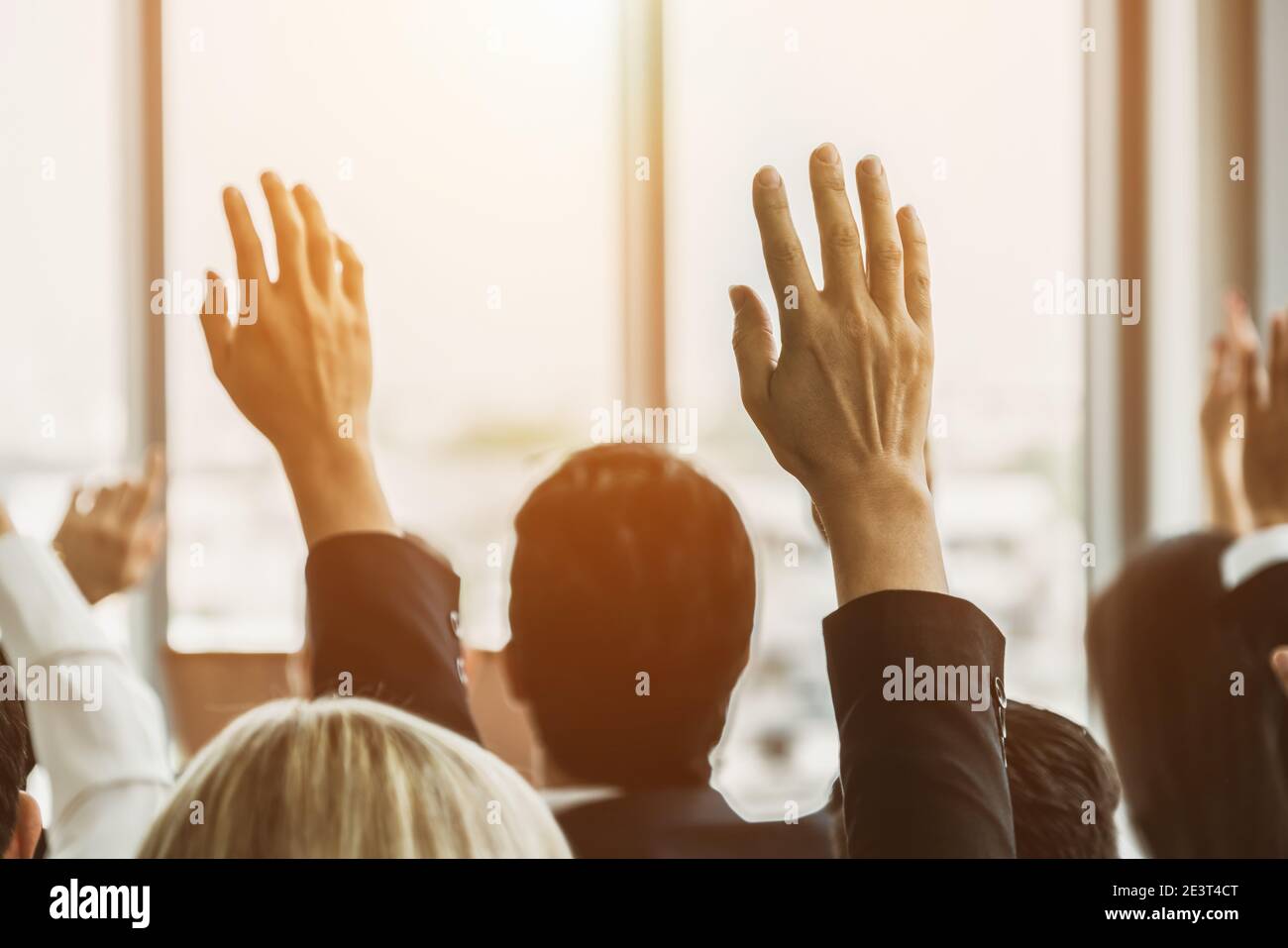 Audience in a large conference hall hi-res stock photography and images ...
