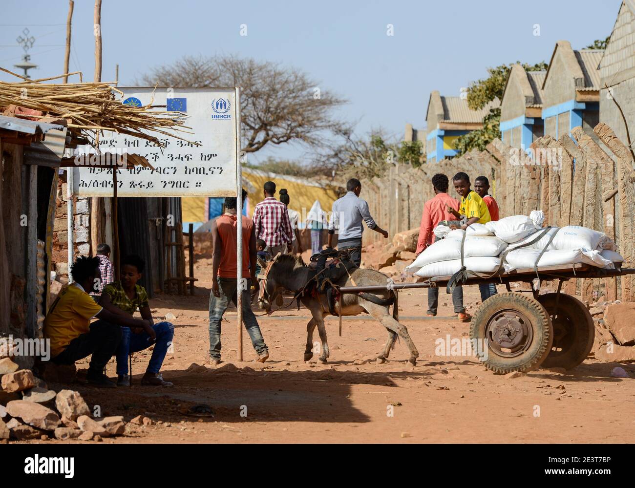 ETHIOPIA, Tigray, Shire, eritrean refugee camp May-Ayni managed by ARRA ...