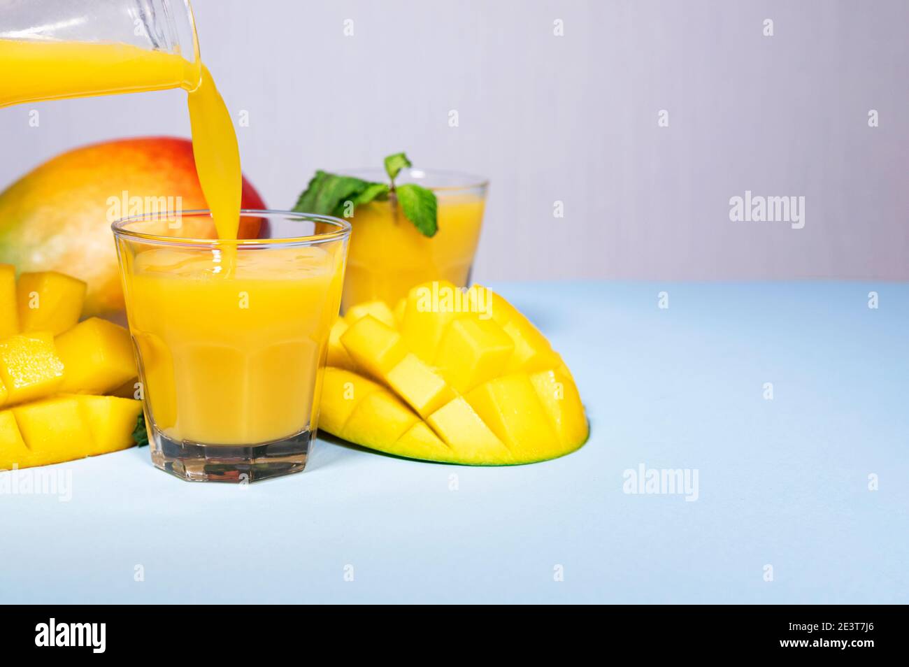 Mango shake hi-res stock photography and images - Alamy