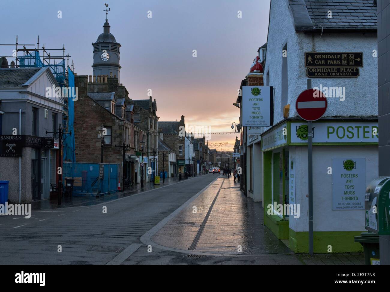 The Town House, overlooking the High Street, is Dingwall's oldest ...