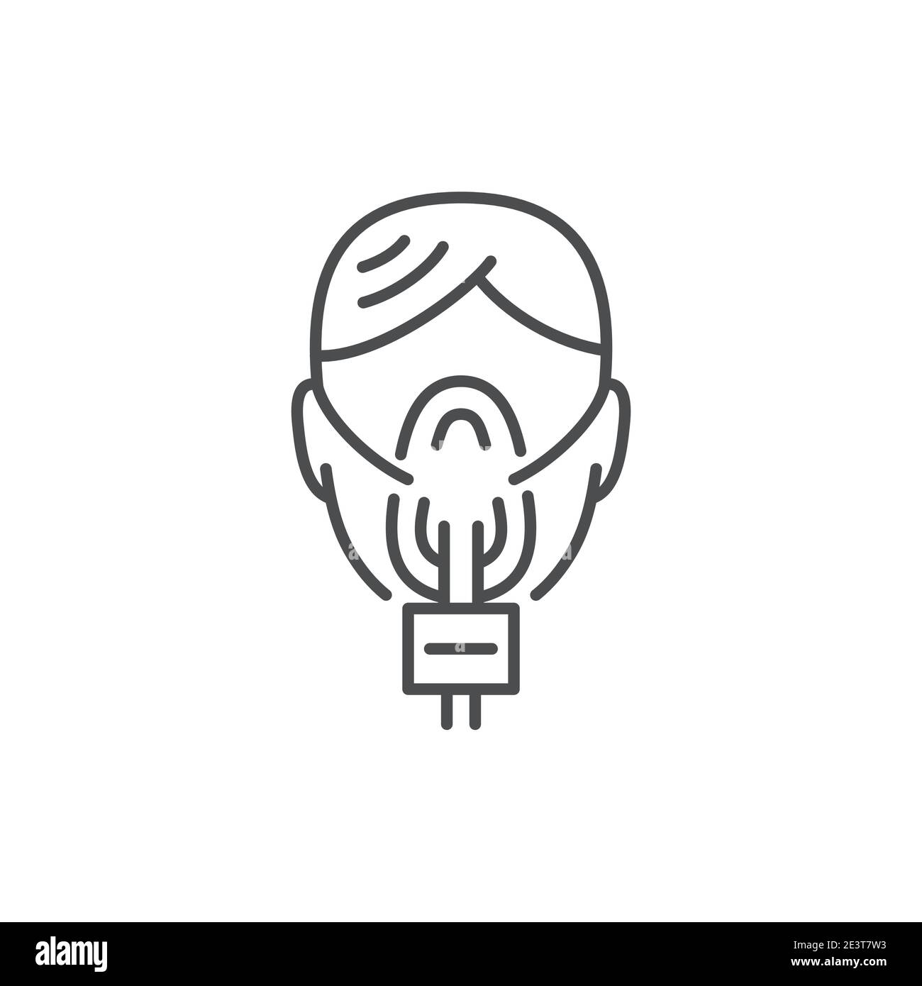 Gas mask clipart Black and White Stock Photos & Images - Alamy