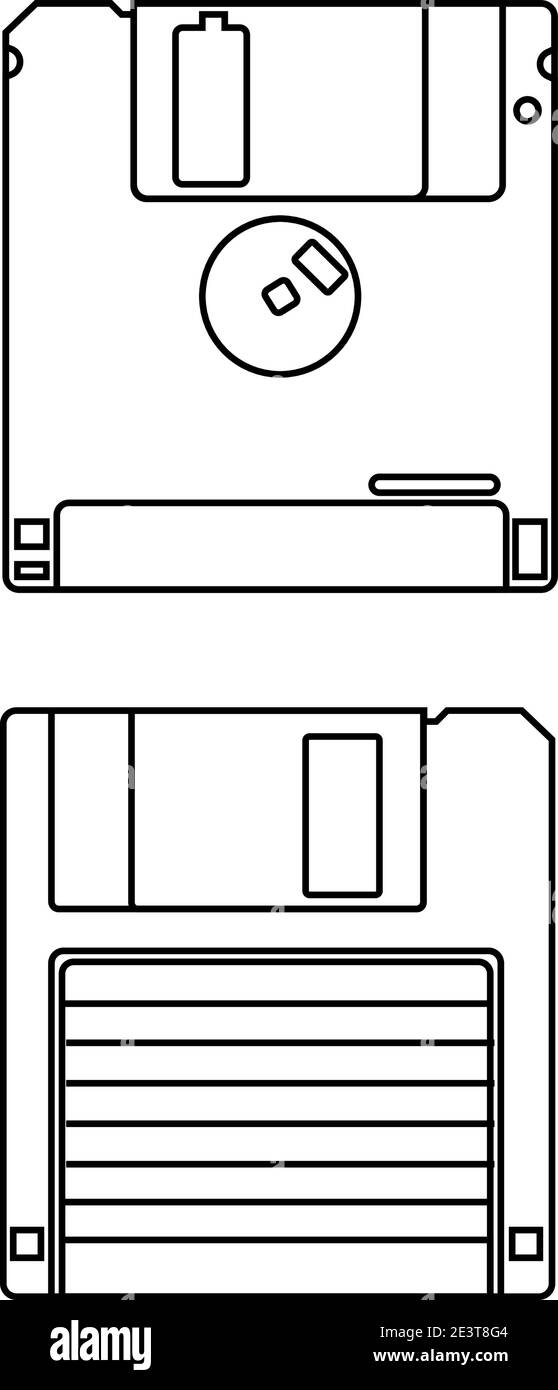 Storage battery icon outline Black and White Stock Photos & Images - Alamy