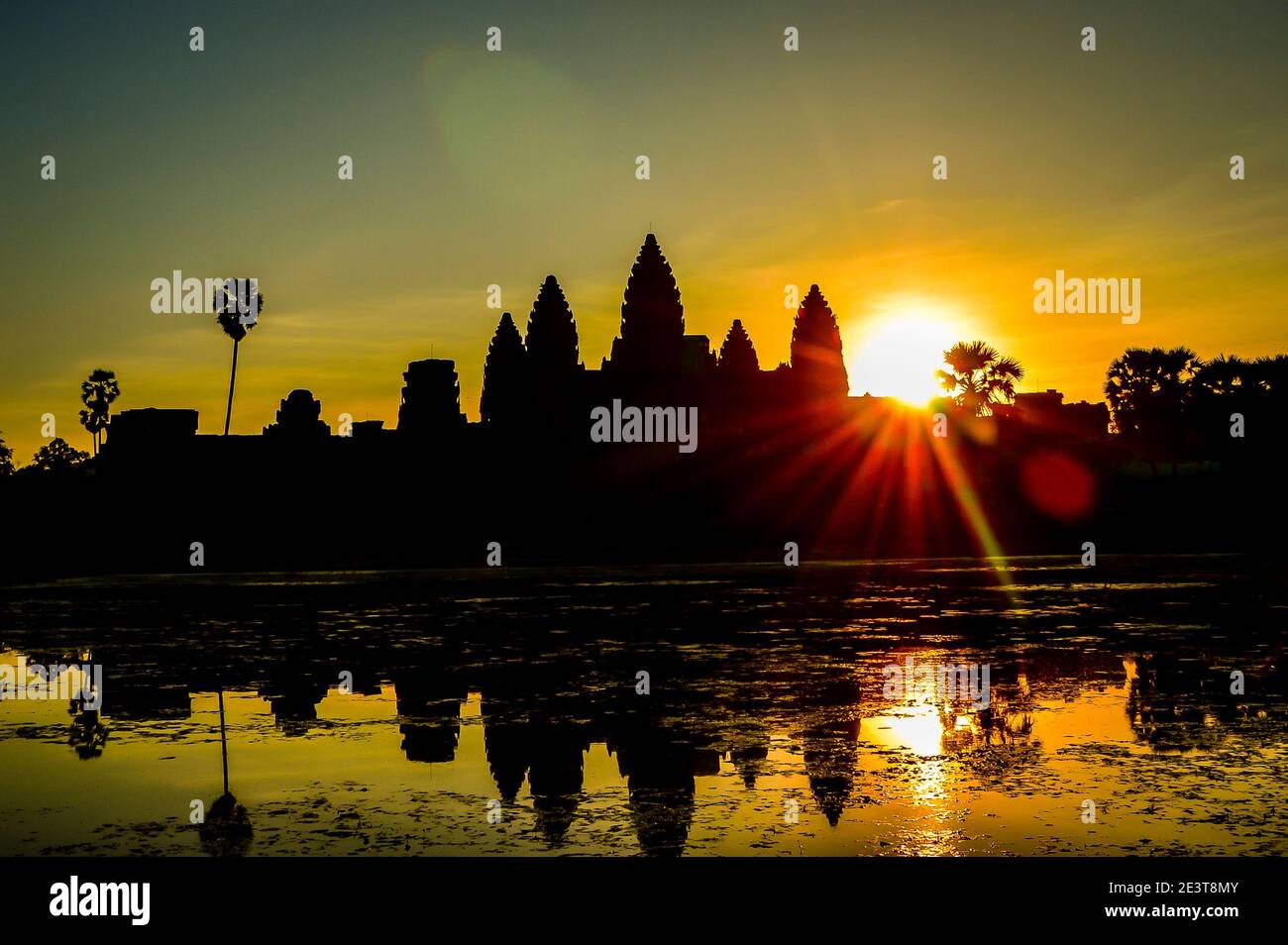 Sunrise at Angkor Wat, Cambodia Stock Photo - Alamy