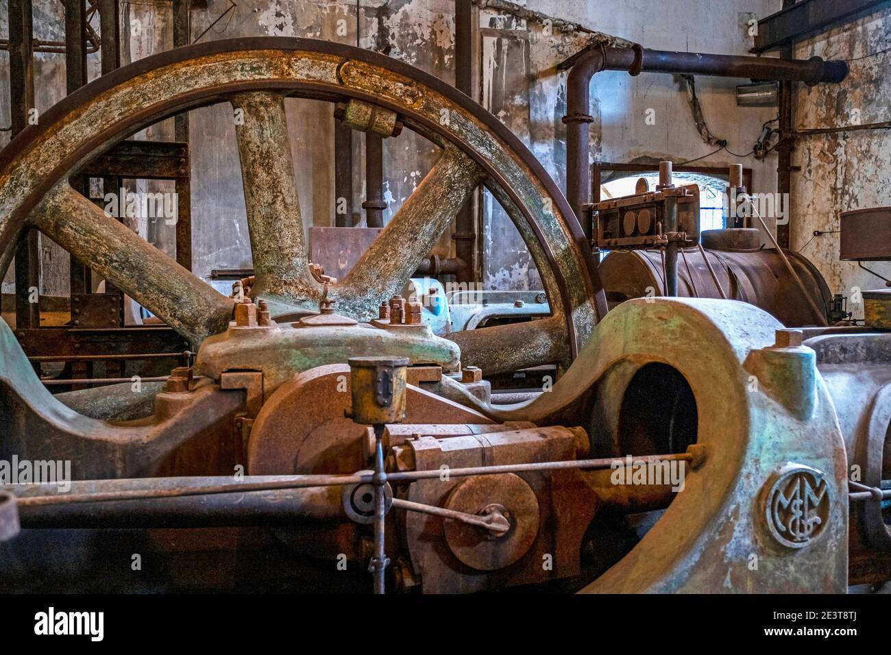 Old machine in the Anglo Meatpacking plant / Liebig's Extract of Meat ...