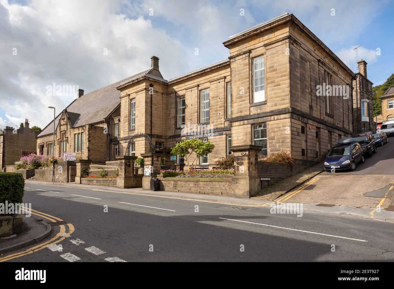 Holmfirth Civic Hall, a public hall used for concerts and other events ...