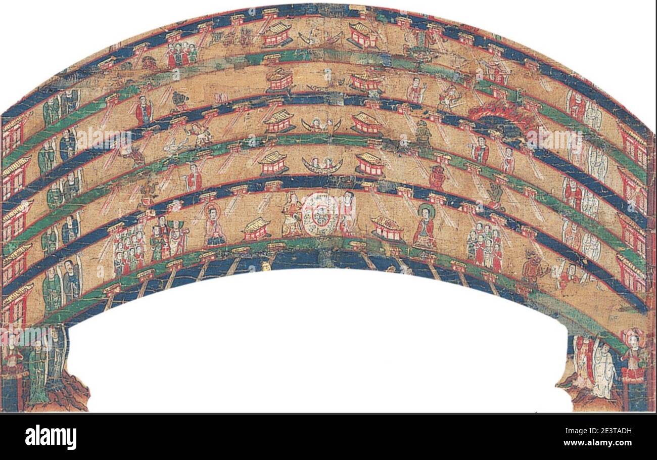 Manichaean Diagram of the Universe (Detail 4 Stock Photo - Alamy