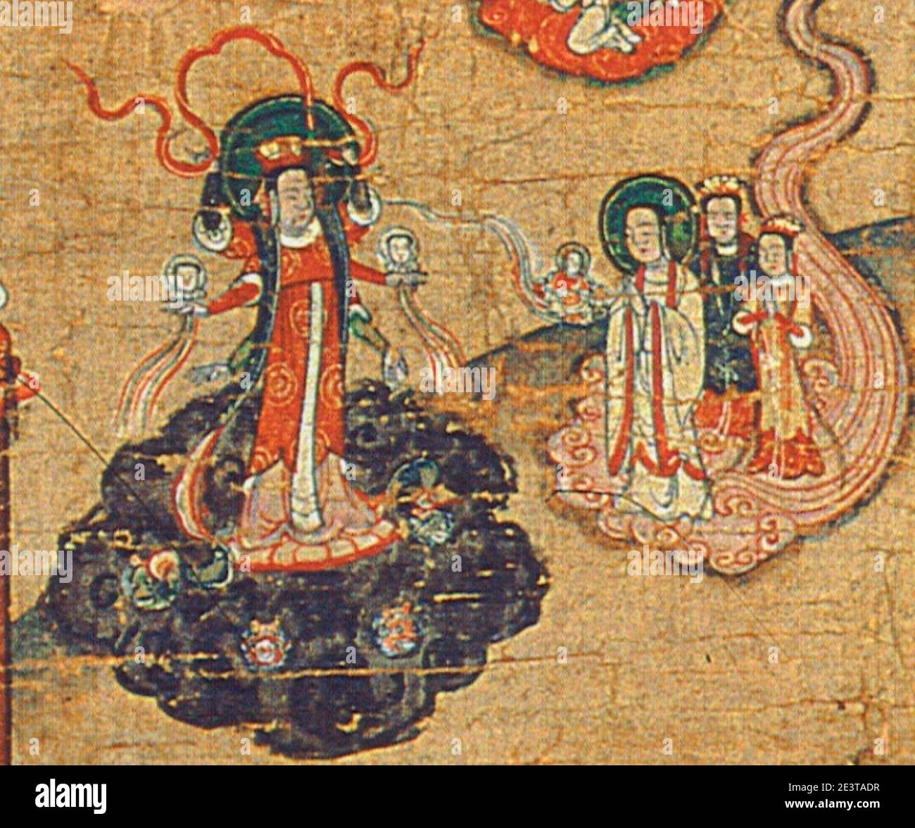 Manichaean Diagram of the Universe (Detail 18 Stock Photo - Alamy